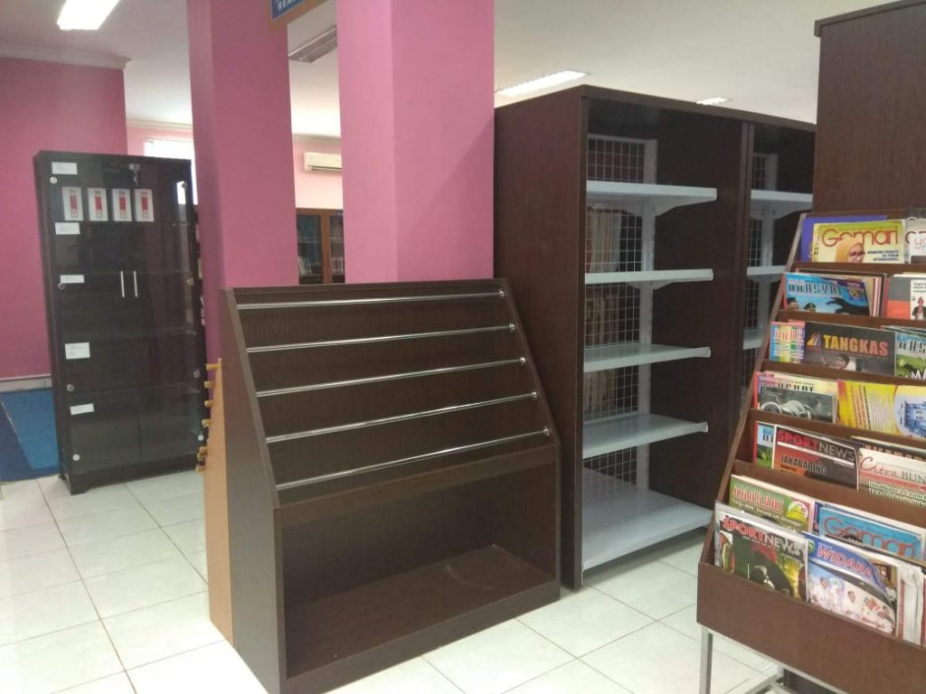 Rak Buku Perpustakaan Palembang - MUSI RITELTEAM